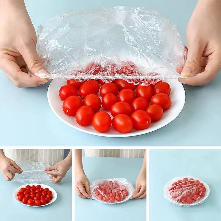 100Pcs Disposable Plastic food Wrap – Smart Wholesale PK